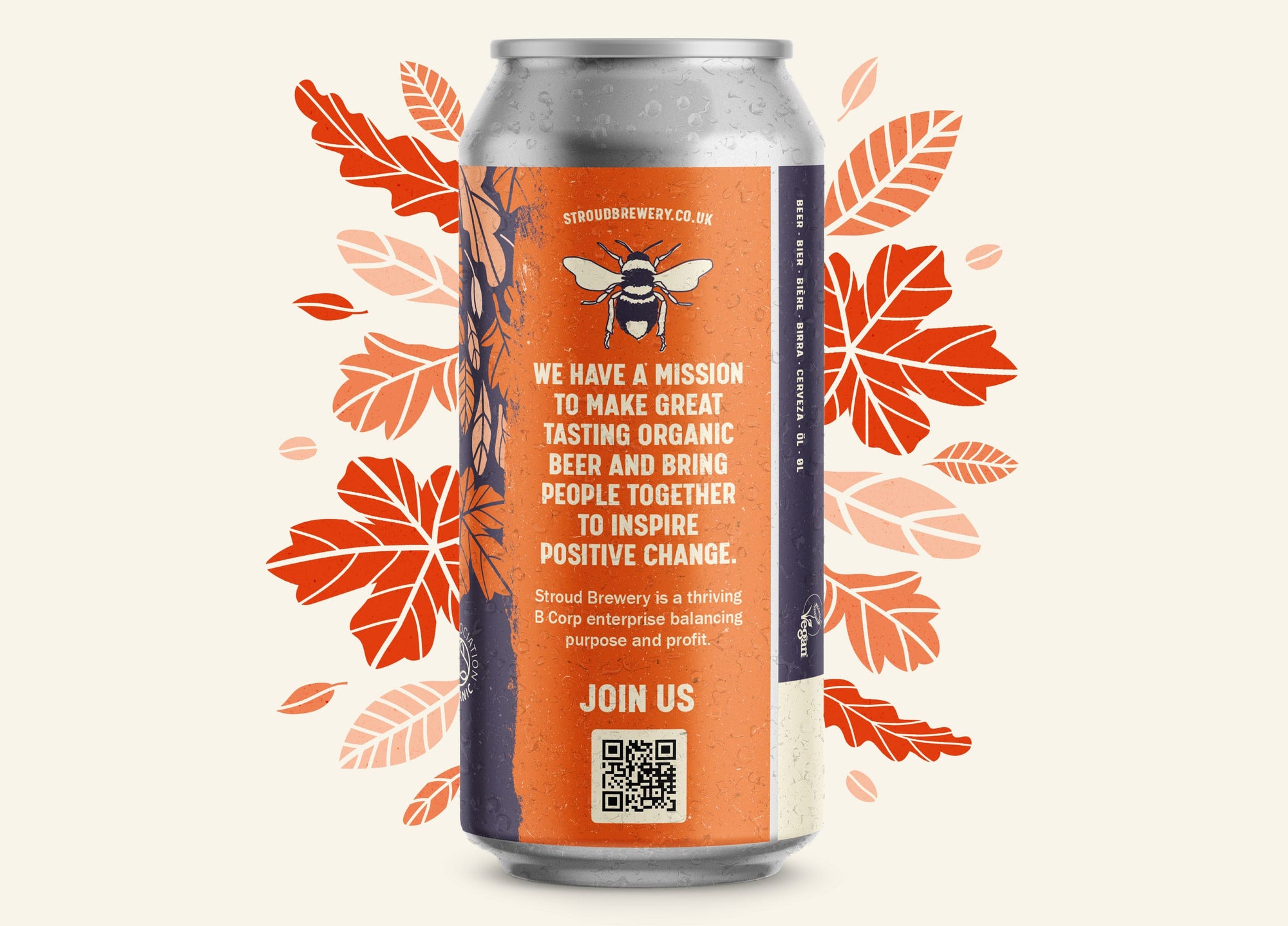 Tom Long Cans | Organic Amber Ale | Stroud Brewery